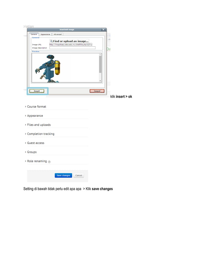 DIY CIDOS 2.5 PART 1 : CREATE COURSE PLATFORM | PDF