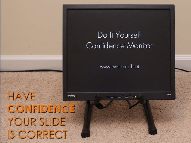 Create a DIY Confidence Monitor for Your Events | PPTX