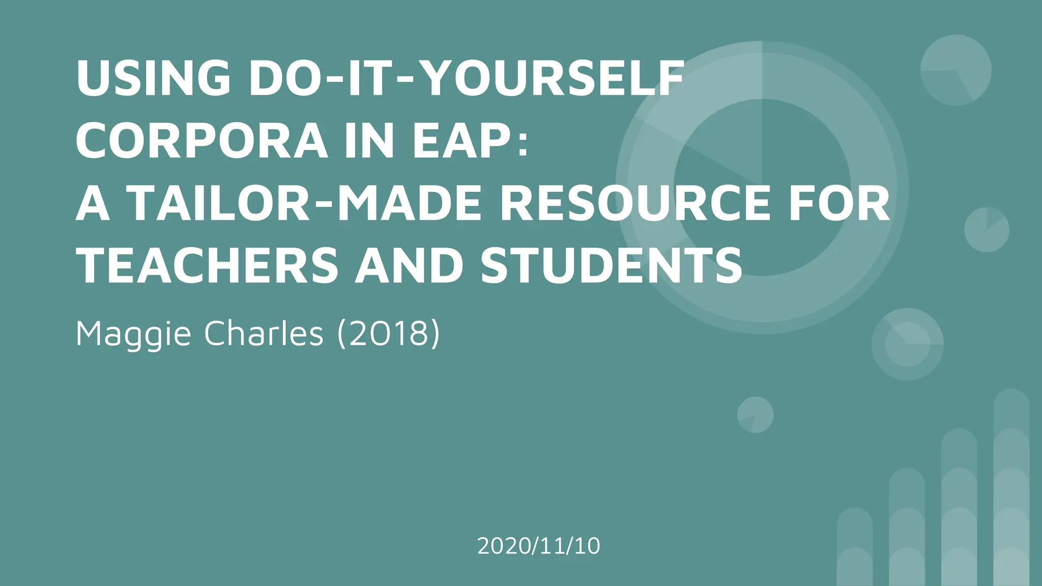 Using do-it-yourself corpora in EAP-A tailore-made resource | PPTX