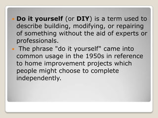 Diy culture | PPT