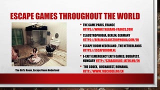 DIY Escape Rooms & Immersive Experiences in the Library | PPT