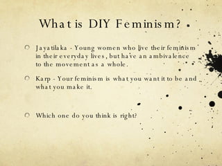 Diy Feminism | PPT