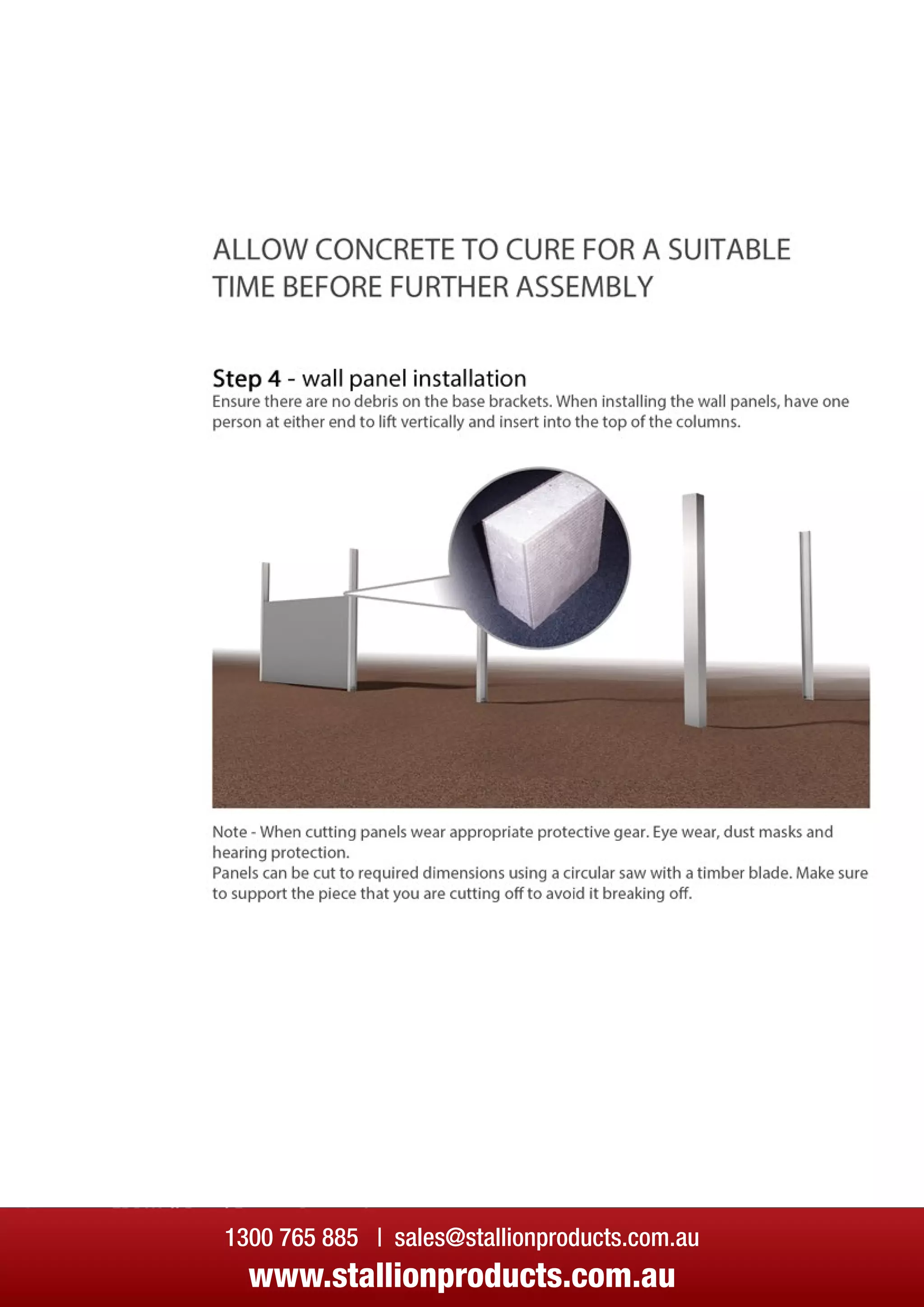 Stallion Products - Installation Guide for DIY Wall Panel Fence System ...