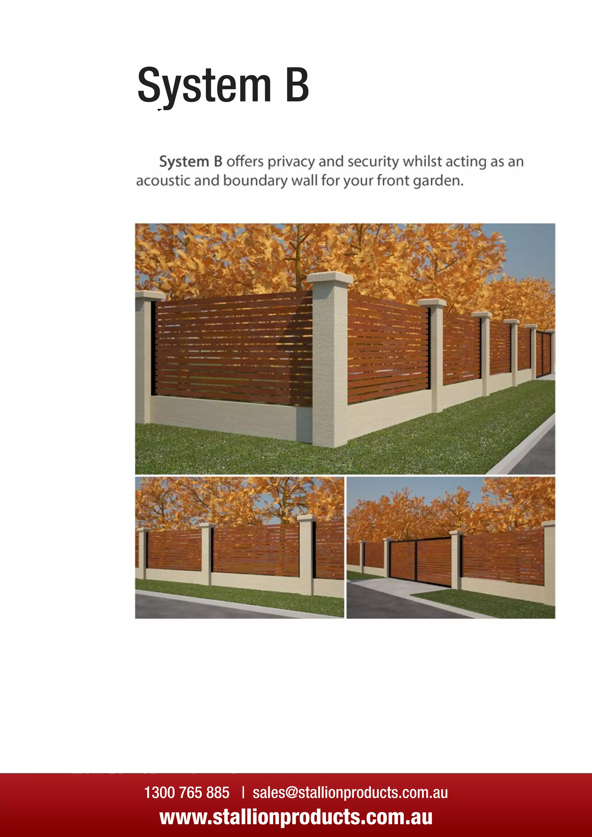 System B - Installation Guide for DIY Panel Fences System | PDF