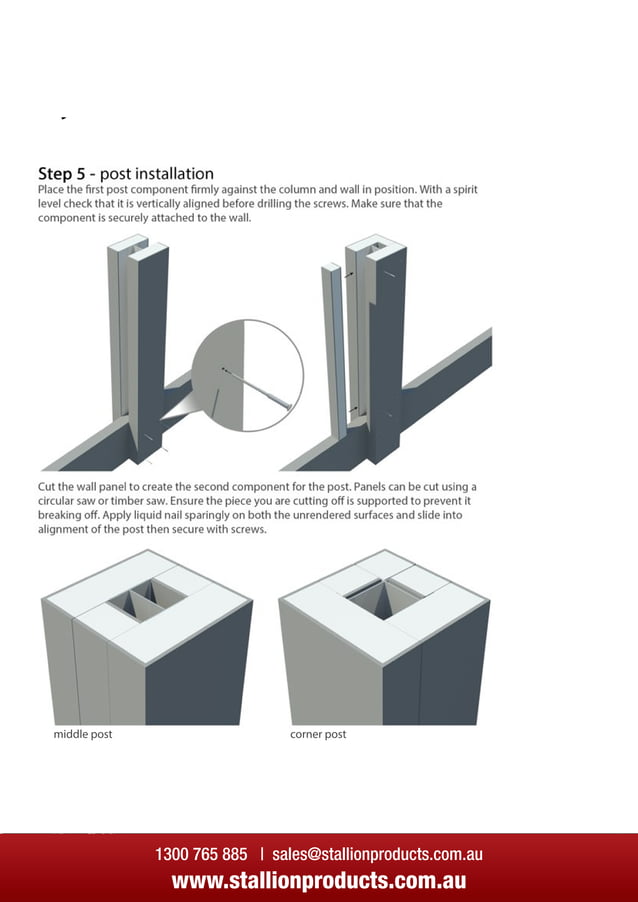 System B - Installation Guide for DIY Panel Fences System | PDF