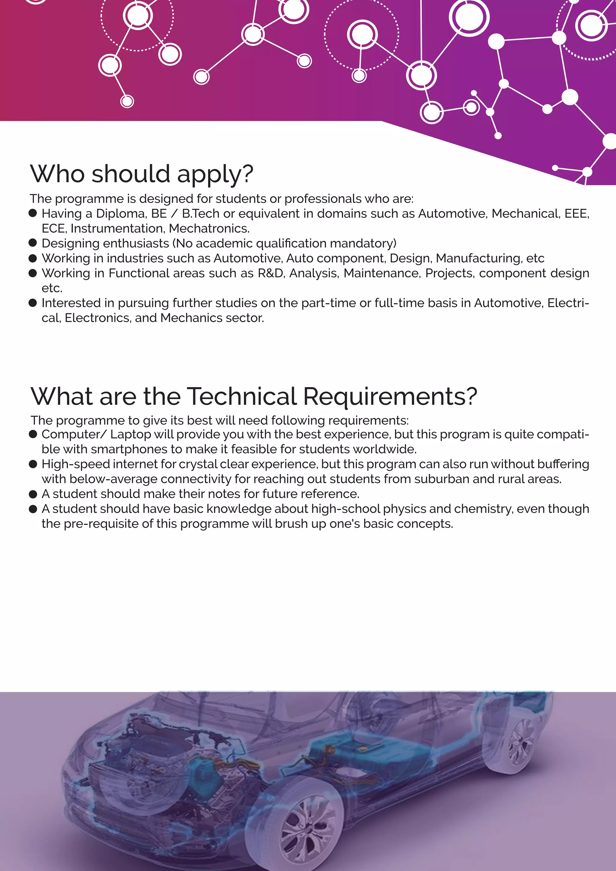 Advanced Course in Electric Vehicle Design Engineering | PDF