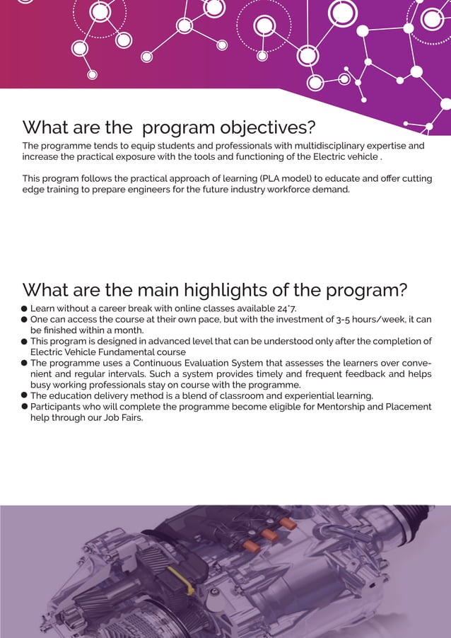 Advanced Course in Electric Vehicle Design Engineering | PDF