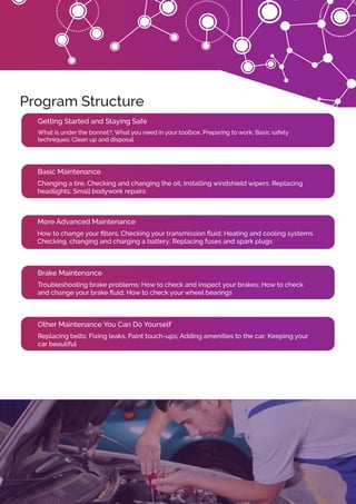 Car Repairing & Maintenance Course | PDF