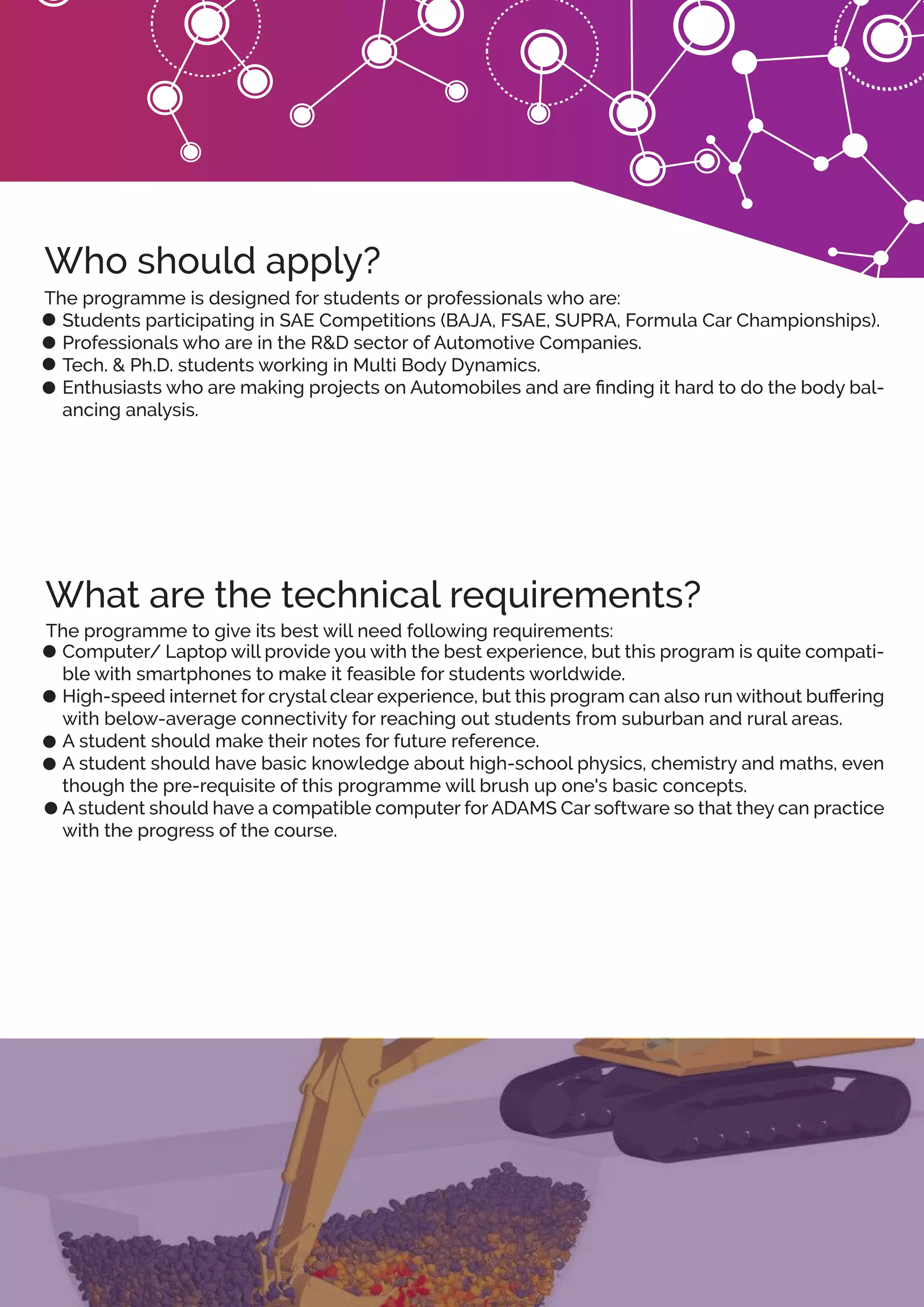 DIYguru Multi Body Dynamics course brochure | PDF