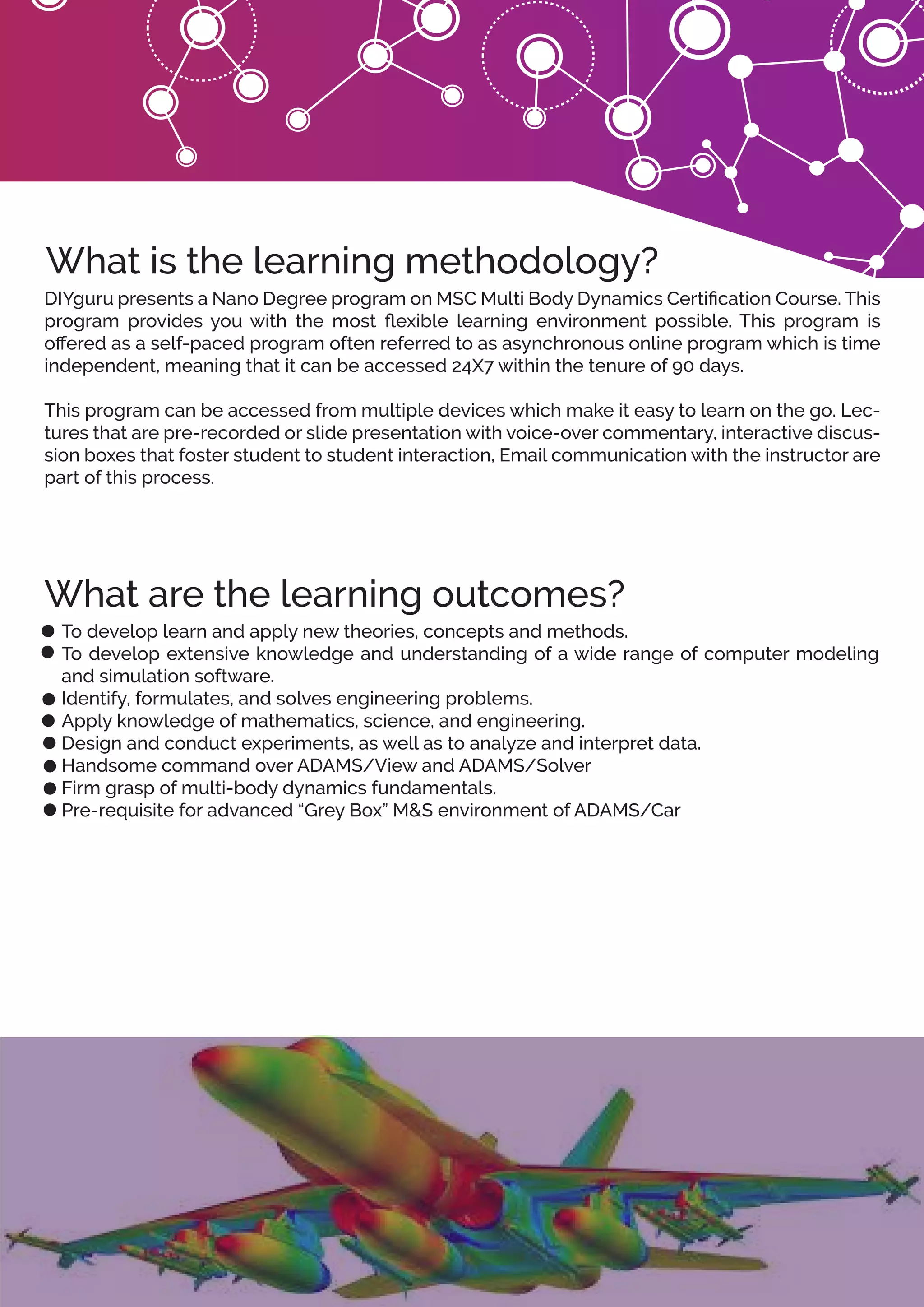 DIYguru Multi Body Dynamics course brochure | PDF