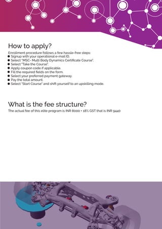 DIYguru Multi Body Dynamics course brochure | PDF