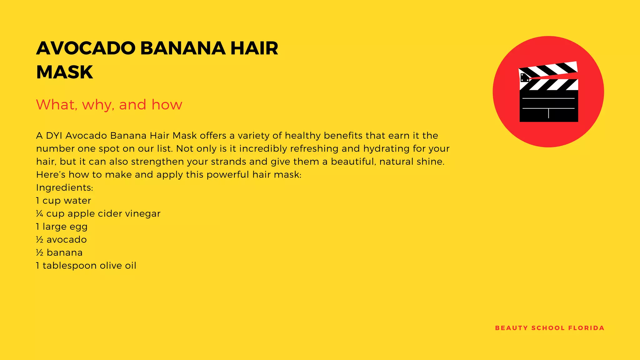 Diy Hair Masks And Treatments Youll Love Beauty School In Florida Ppt