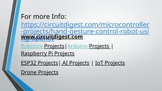 Complete Tutorial on Hand Gesture Control Robot Using OpenCV | PPTX