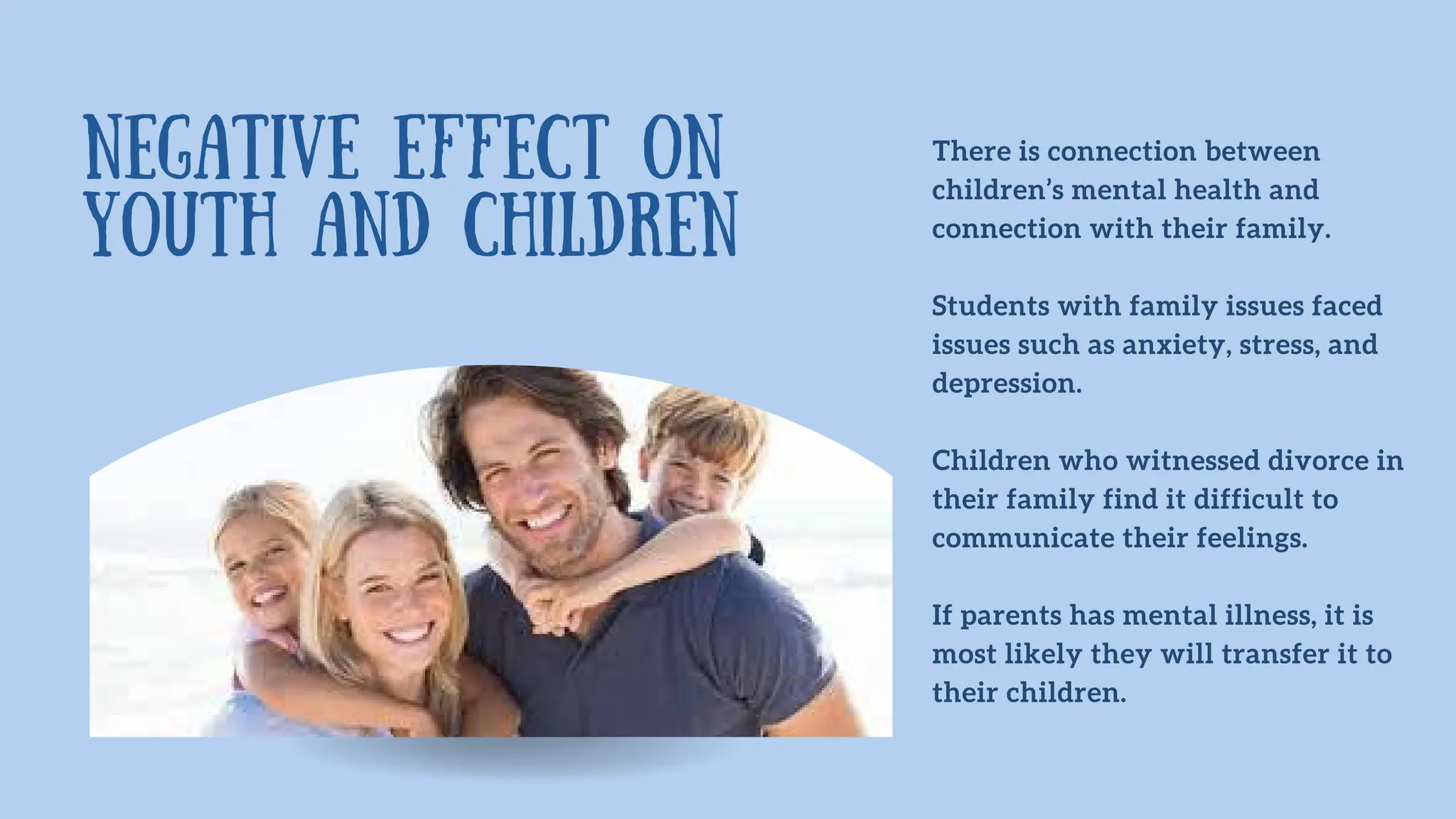 Oral Presentation - Effects of Family Problems: Disconnection From ...