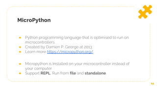 DIY Home Smart Lighting System with Micropython - PyCon MY 2018 | PDF | Technology & Computing