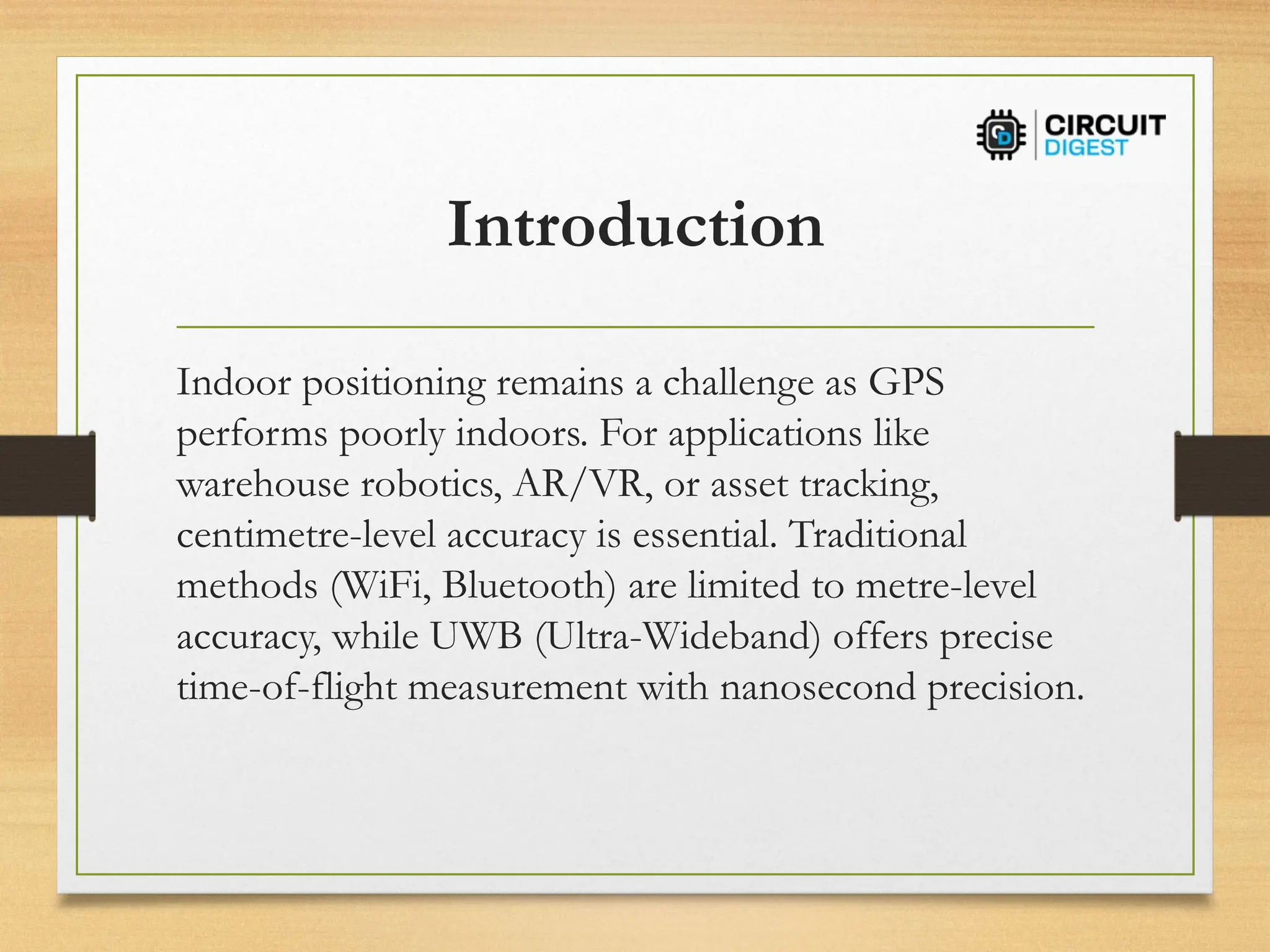 Build an UWB Indoor Positioning System using ESP32 and Qorvo DWM3000 | PPTX