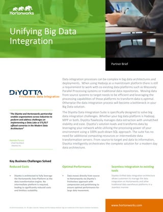 Unifying Big Data Integration | Diyotta India | PDF