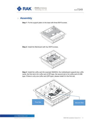 Installation Guide for DIY Enterprise LoRa Gateway | PDF