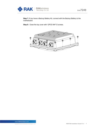 Installation Guide for DIY Enterprise LoRa Gateway | PDF