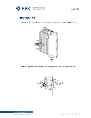 Installation Guide for DIY Enterprise LoRa Gateway | PDF
