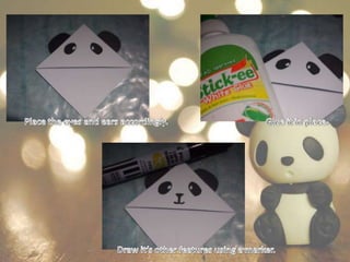 DIY Panda Corner Bookmark | PPT