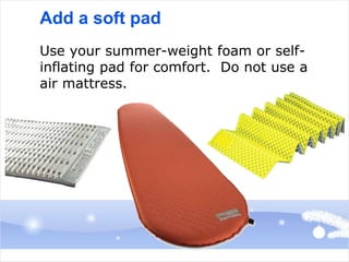 Diy sleeping pad, eps accordian, 27mar15 | PPTX