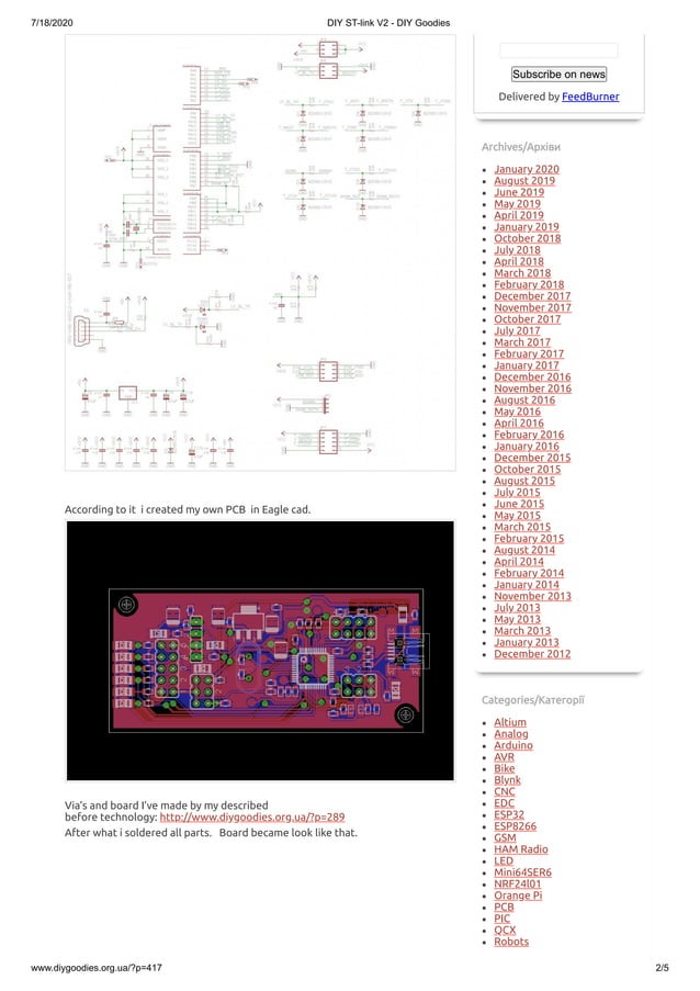 Diy st link v2 - diy goodies | PDF