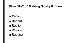 Diy study guide | PPT