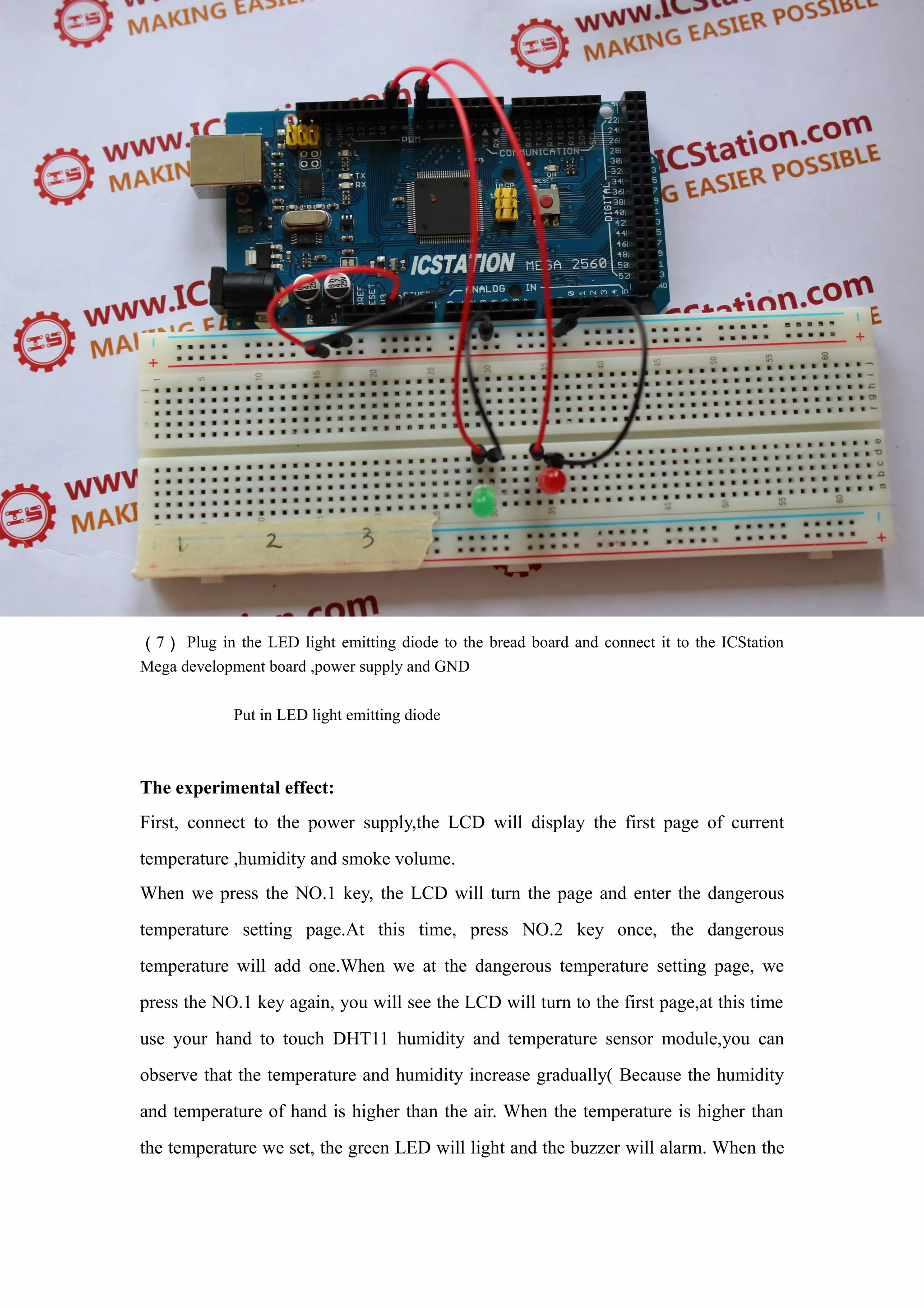 Diy temperature﹠ humidity ﹠smoke monitoring alarm system based on Arduino | PDF