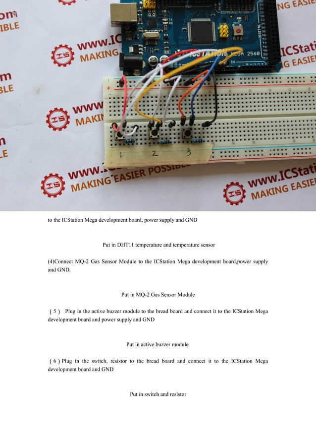 Diy temperature﹠ humidity ﹠smoke monitoring alarm system based on Arduino | PDF