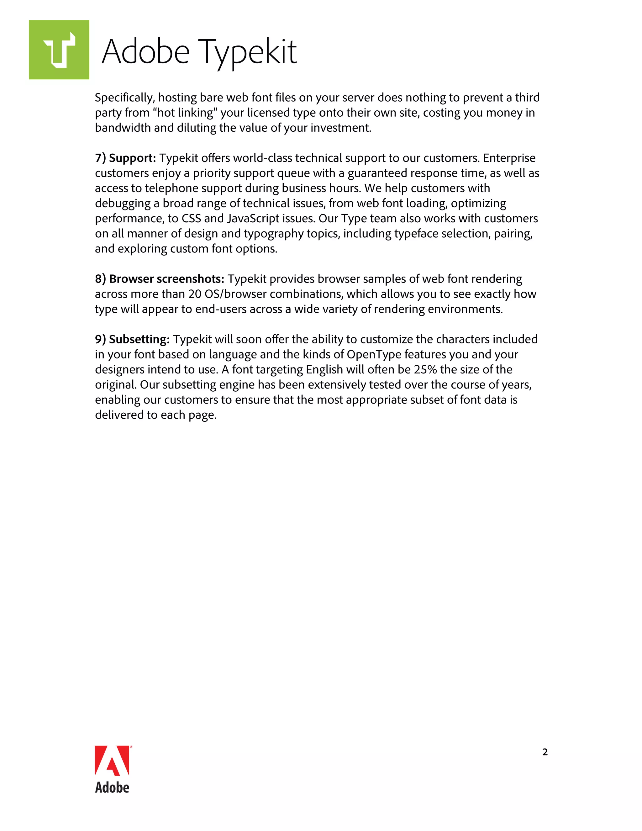 DIY Web fots vs Typekit | PDF