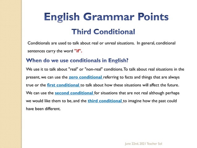 Laminas 3rd conditional_1 | PDF