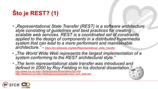 Dizajn REST Web API-ja | PPT