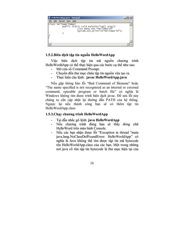 Giáo Trình Java Cơ Bản Vietnamese Pdf 