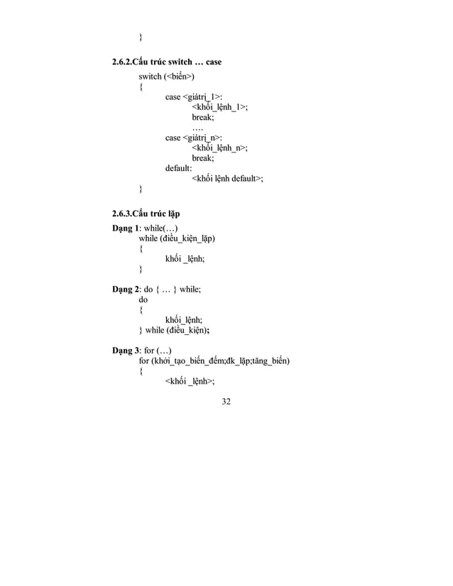 Giáo Trình Java Cơ Bản ( Vietnamese) | PDF