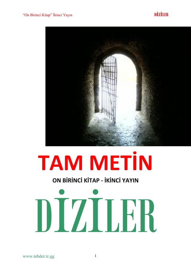 Diziler Ikinci Yayin Pdf