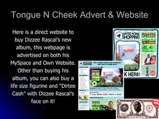 Dizzee Rascal Research for Tongue N Cheek Album Release | PPT