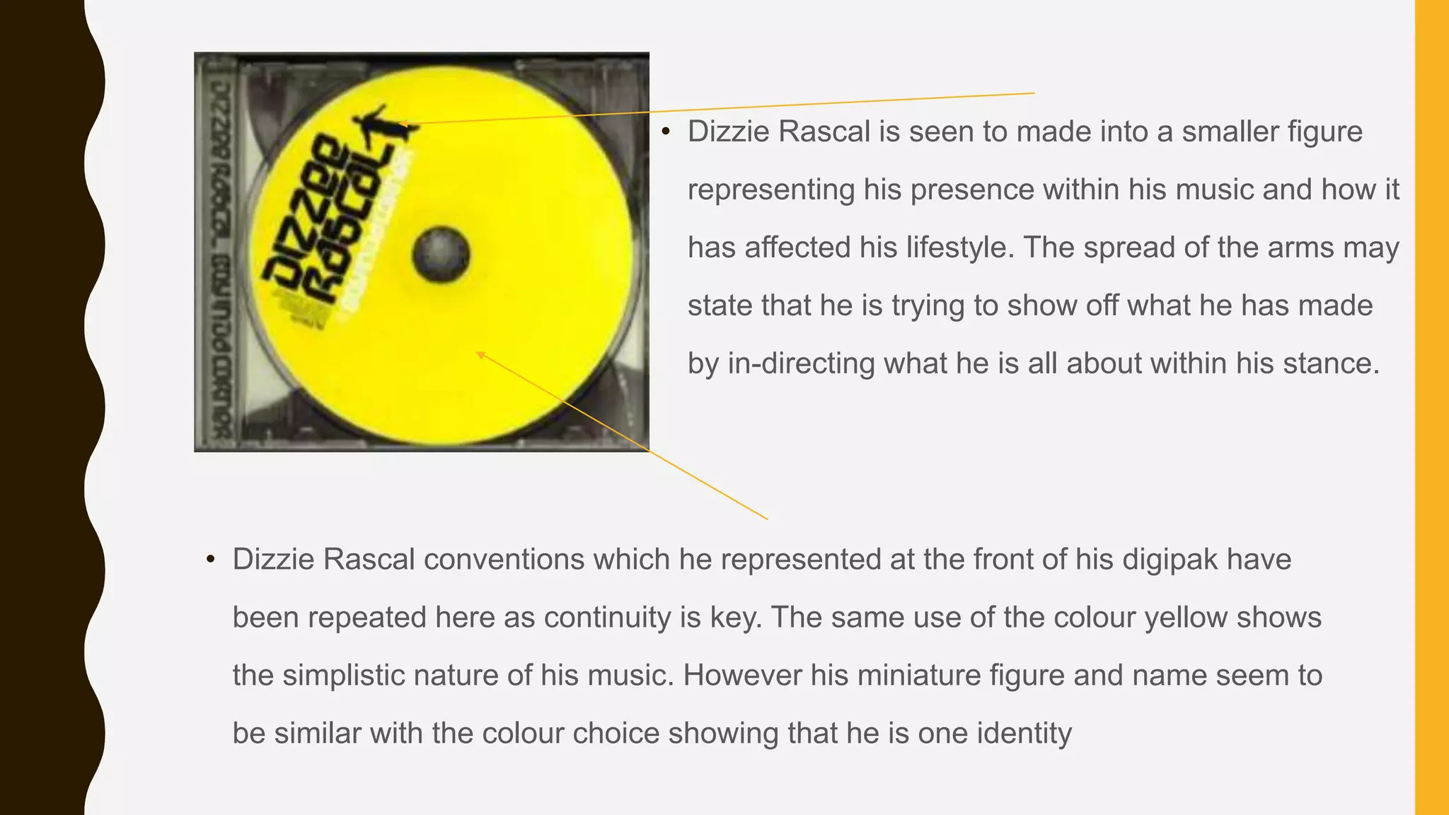 Dizzie Rascal Digipak Analysis (Boy In Da Corner) | PPT