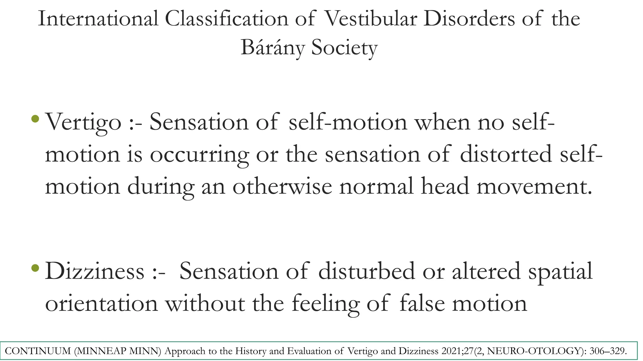Dizziness | PPTX