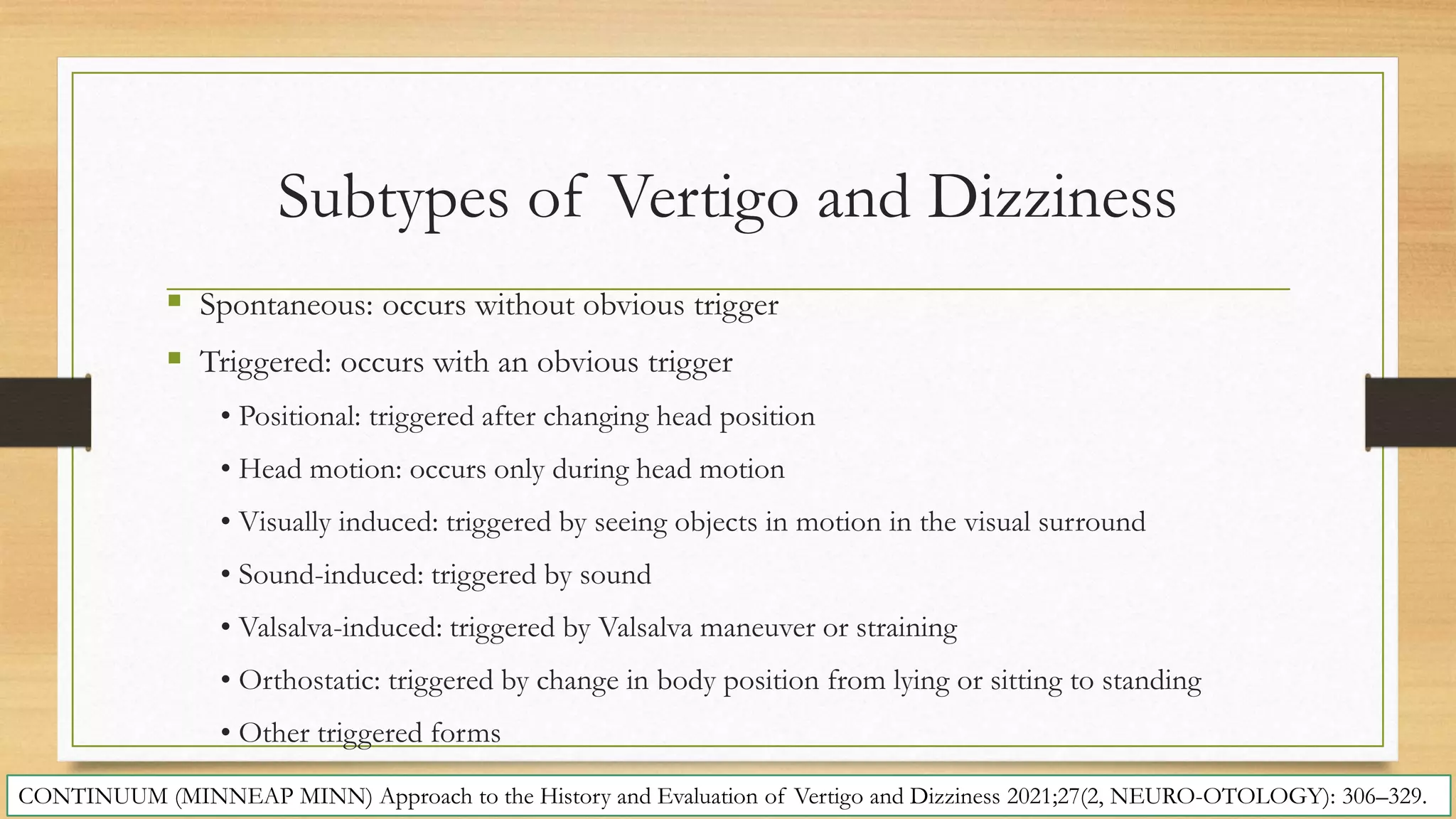 Dizziness | PPTX