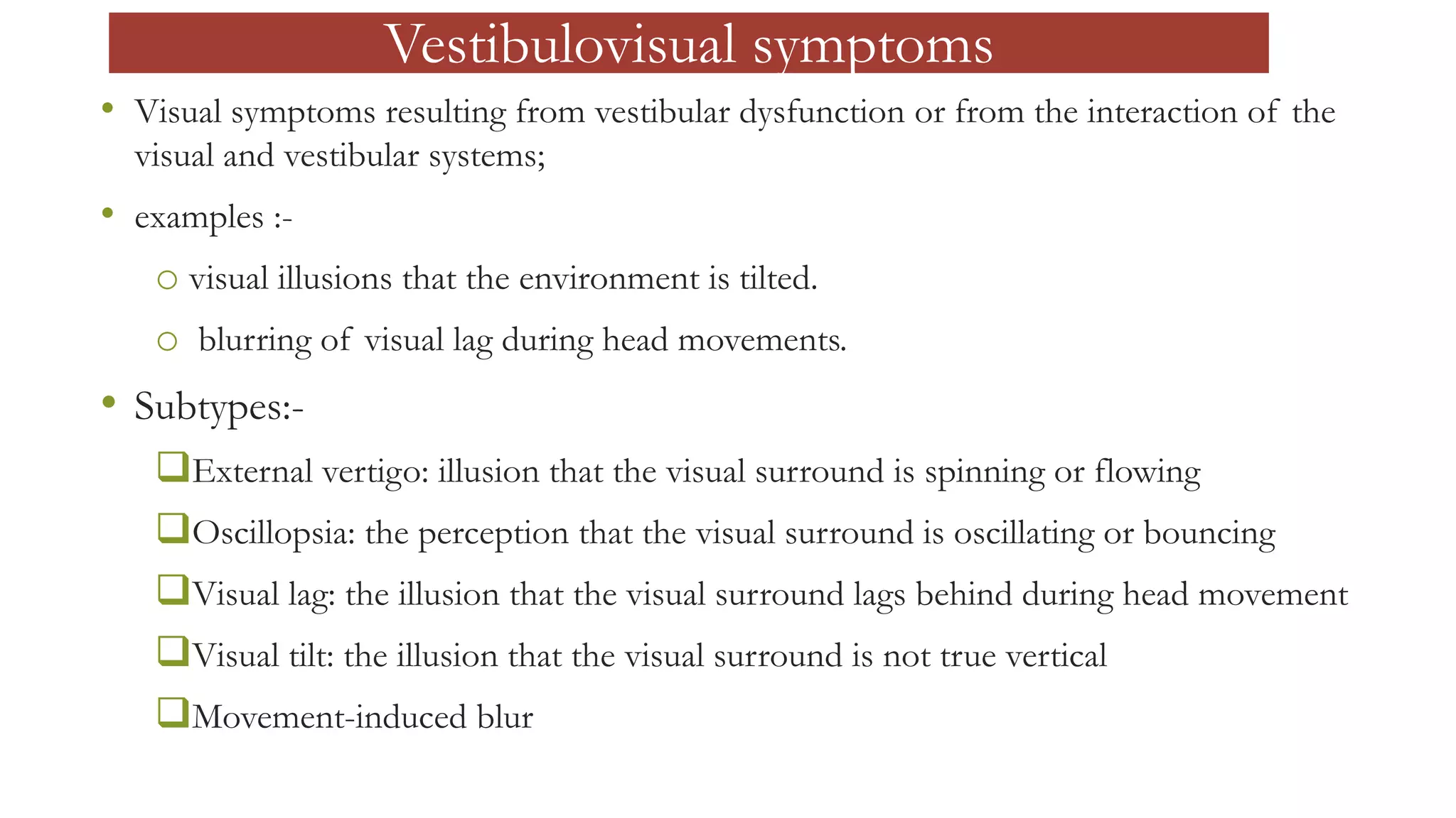 Dizziness | PPTX