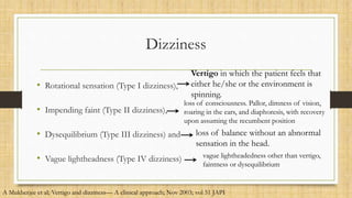 Dizziness | PPTX
