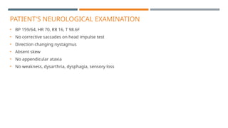 DIZZINESS & VERTIGO evaluation of dizzy patient | PPTX
