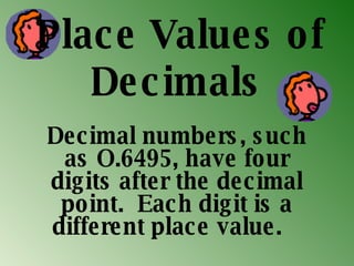 Dizzying Decimals | PPT