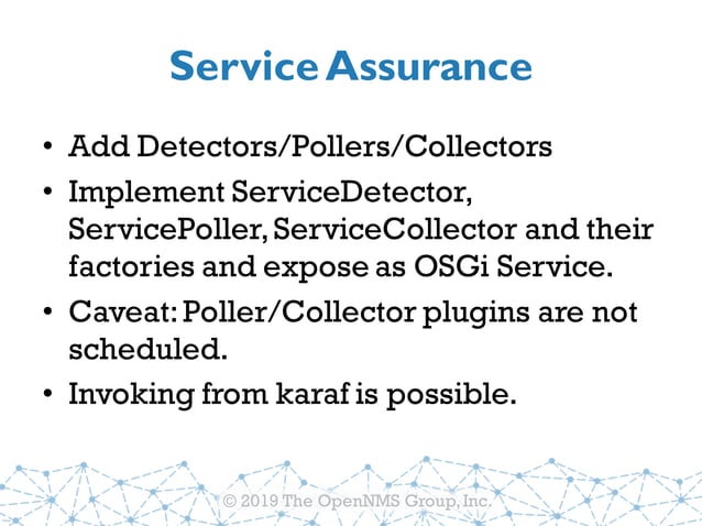 DevJam 2019 - OpenNMS Integration API | PPT