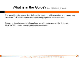 Your clouds must be transparent - an intro to Cloud Security Alliance | PPT