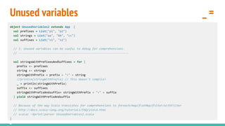 Uncover and score the usages of the underscore | PPT