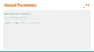 Uncover and score the usages of the underscore | PPT