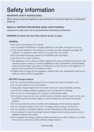 Samsung PowerBot VR9000 | PDF
