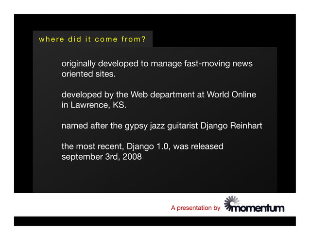 Django | PPT